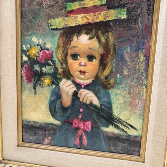 Art | Vintage Harold Stephenson Abruzzi Girl Oil Painting Art Frame ...